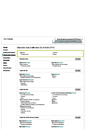 TINA Cardiovascular Subjective - Subjective Data Collection: 28 of 28 ...