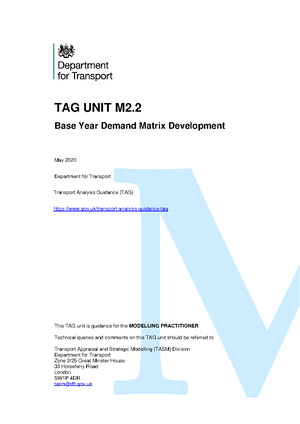 Tag m2 1 variable demand modelling - s TAG UNIT M2. Variable Demand ...