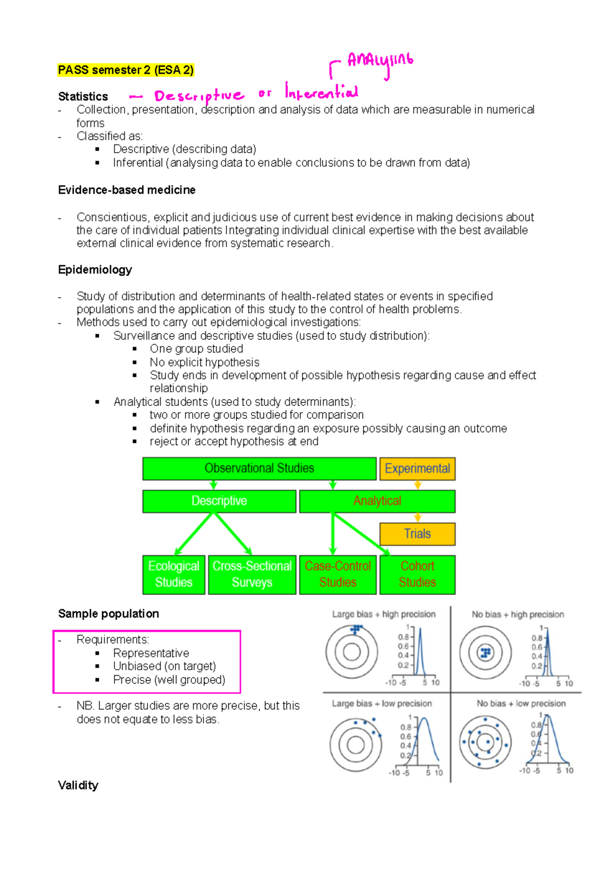 Pa SS sem 2 - PASS Semester 2 notes - PASS semester 2 (ESA 2 ...