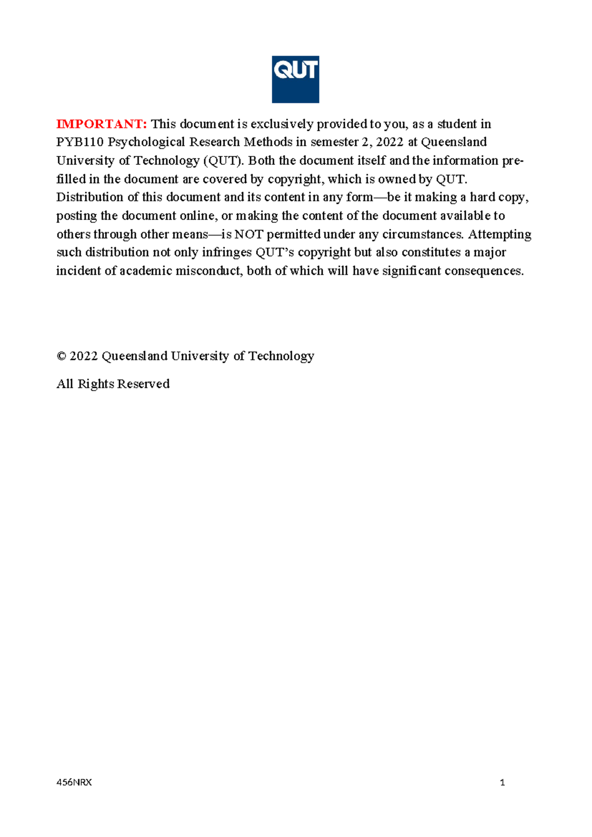 PLM - Summary factor analysis - IMPORTANT: This document is exclusively ...