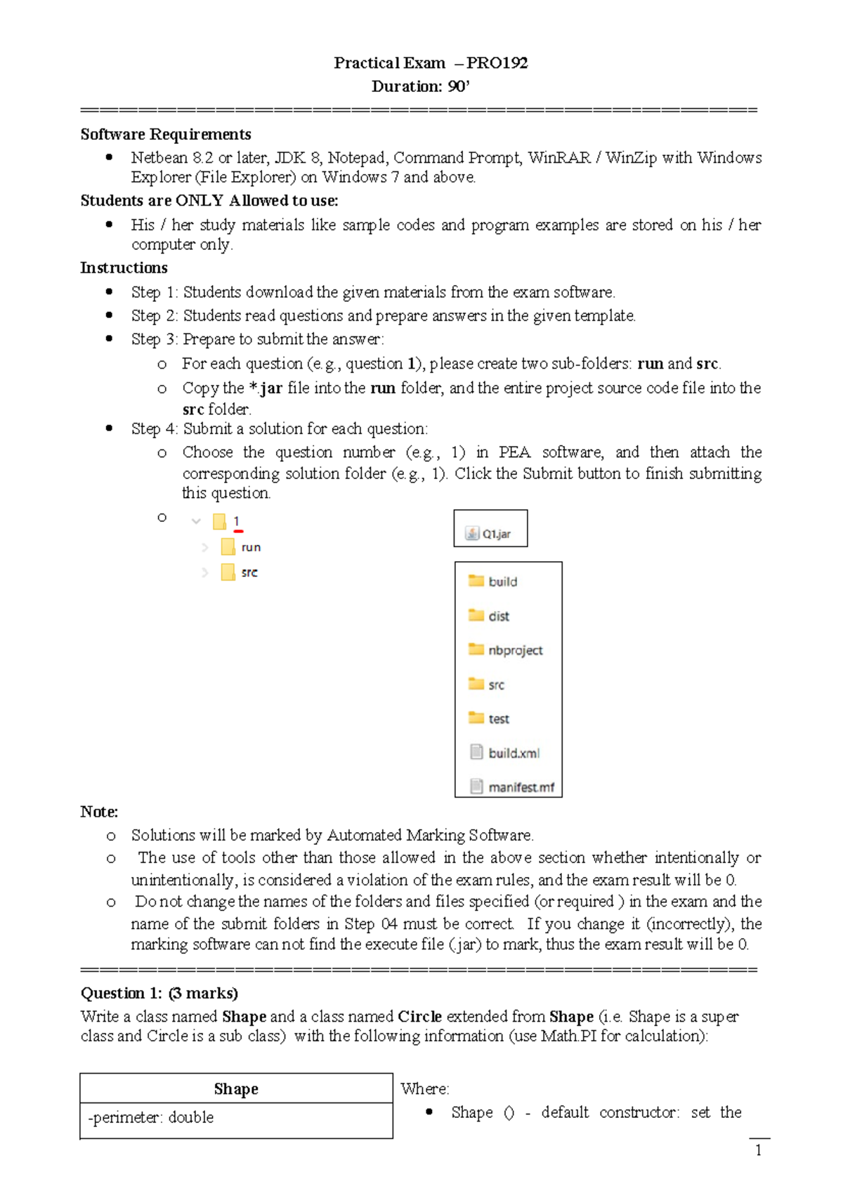 Workshop 3 - Practical Exam – PRO Duration: 90’ - Studocu