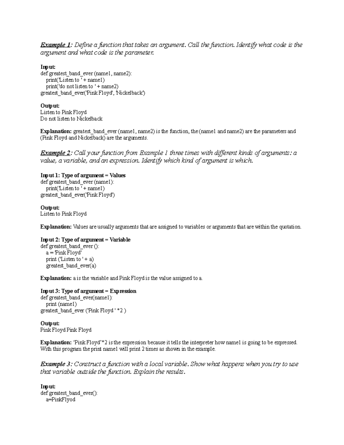 Unit 2 discussion - Code to learn the volume of a sphere - Example 1 ...