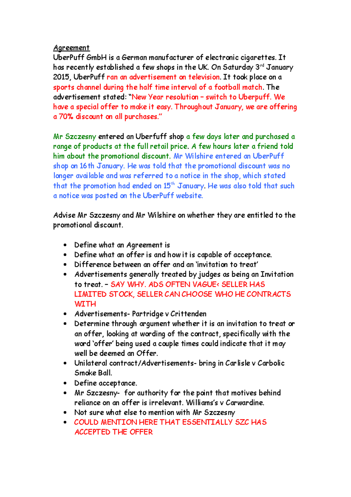 Agreement Q's Edited - Andre Naidoo - Agreement UberPuff GmbH is a ...