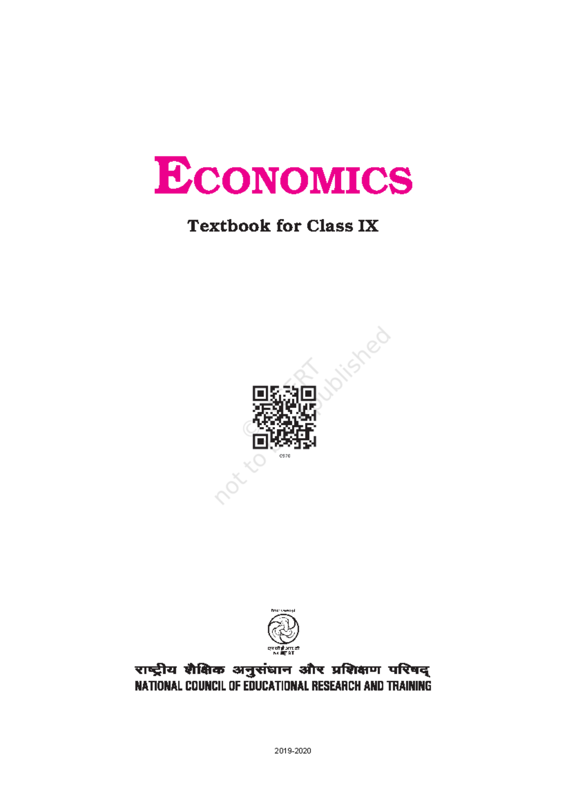 Class-09 Social-Science-Economics ncert text for cbse - ECONOMICS ...