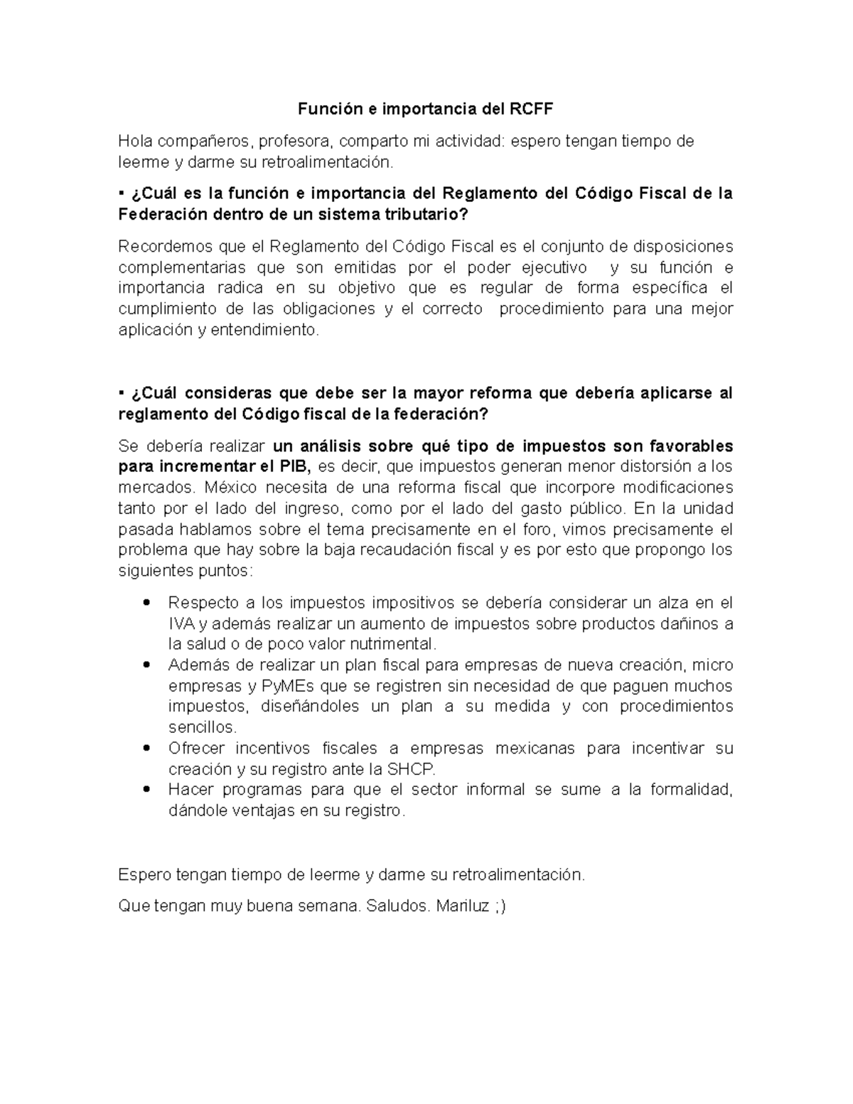 Actividad 2 Función e importancia del RCFF - Normatividad fiscal ...