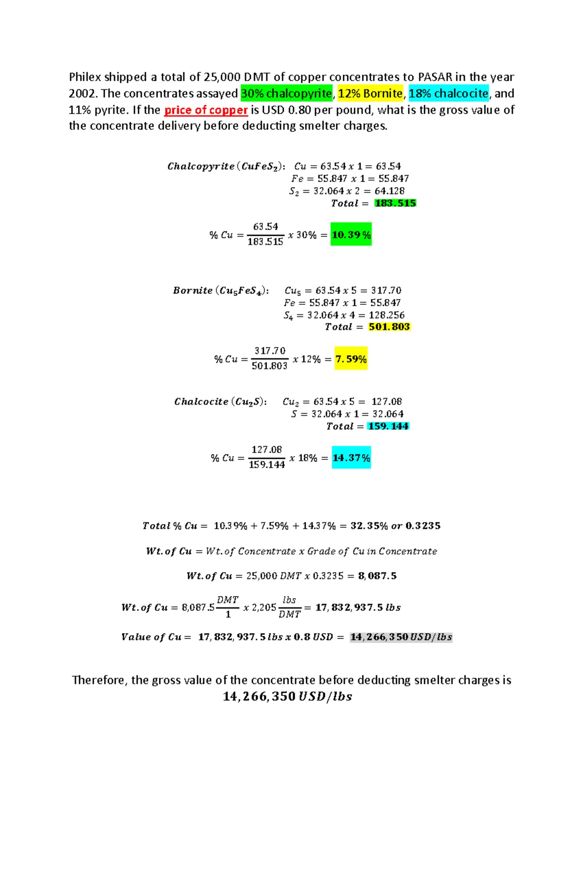 Mining Equations - Philex shipped a total of 25,000 DMT of copper ...