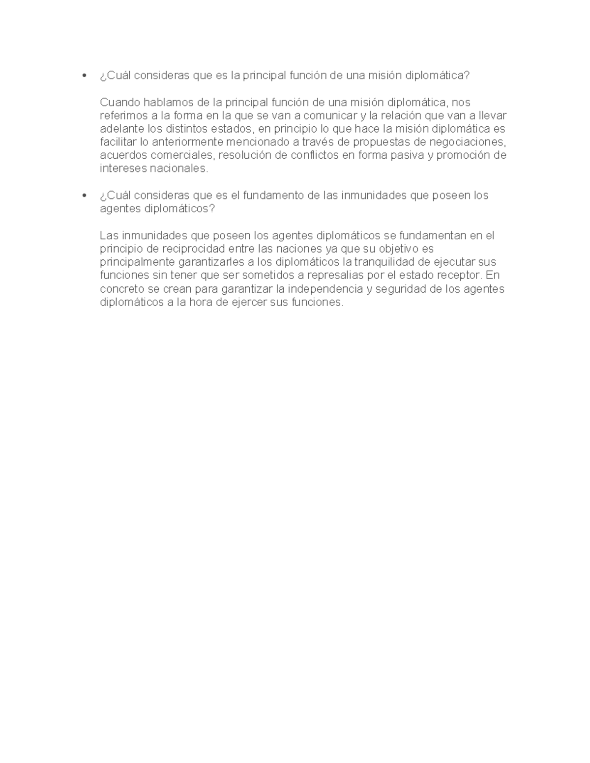 Foro - foro obligatorios para probacion - ¿Cuál consideras que es la ...