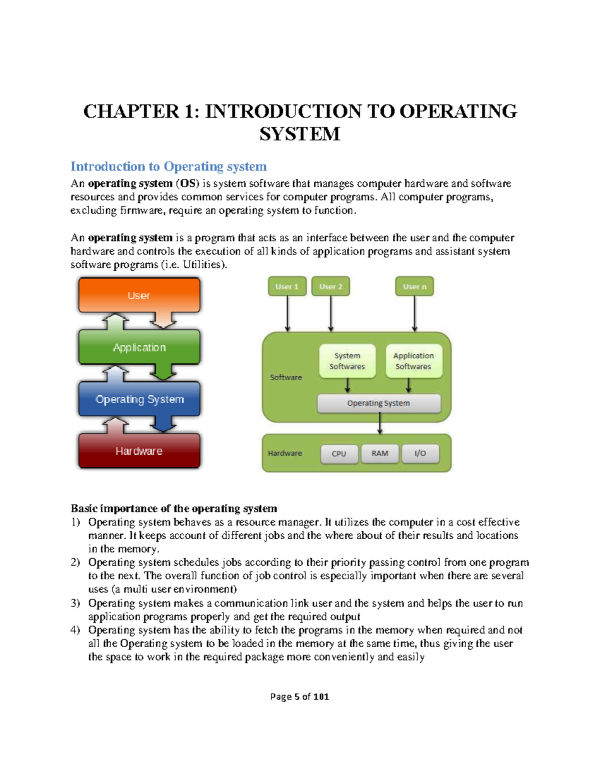 Sertoi OS Chapter 1 - Lectture - CHAPTER 1: INTRODUCTION TO OPERATING ...