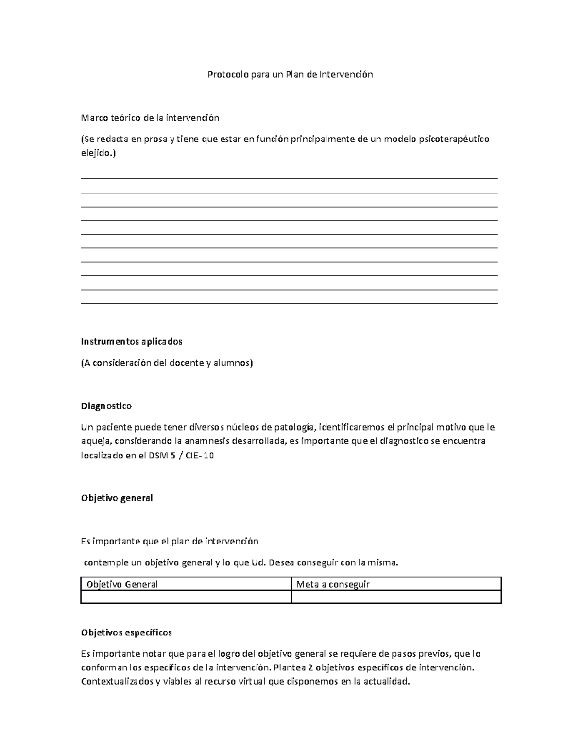 S07.s1 Plan de Intervención UTP - Protocolo para un Plan de ...