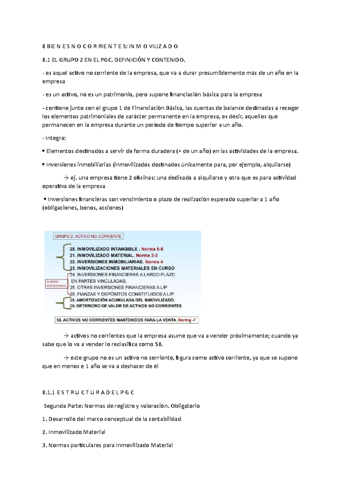 Y1u8 - resumen - 8 BIE N E S N O C O R RIE N T E S: IN M O VILIZ A D O ...