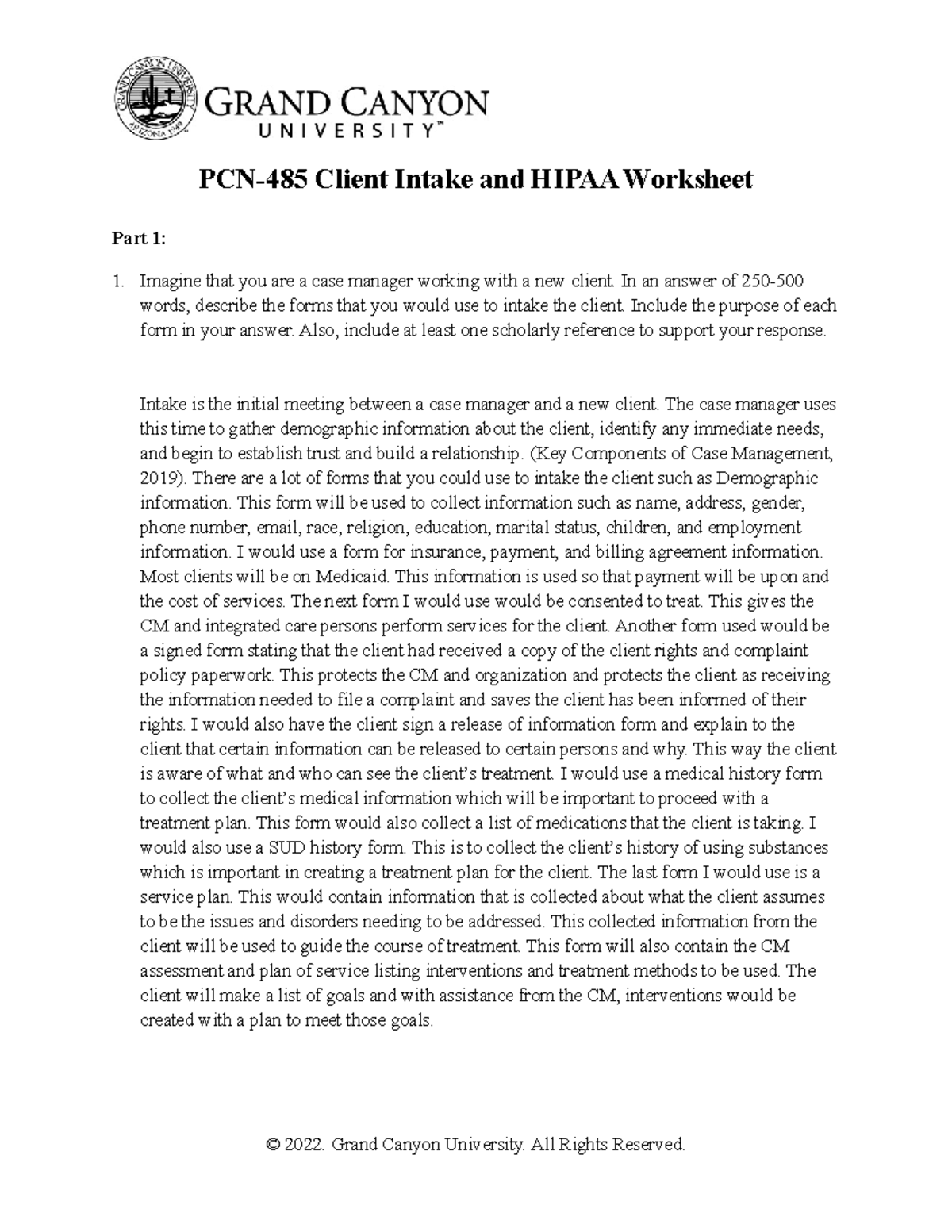 PCN 485-RS-T1Client Intakeand Hipaaworksheet - PCN-485 Client Intake ...