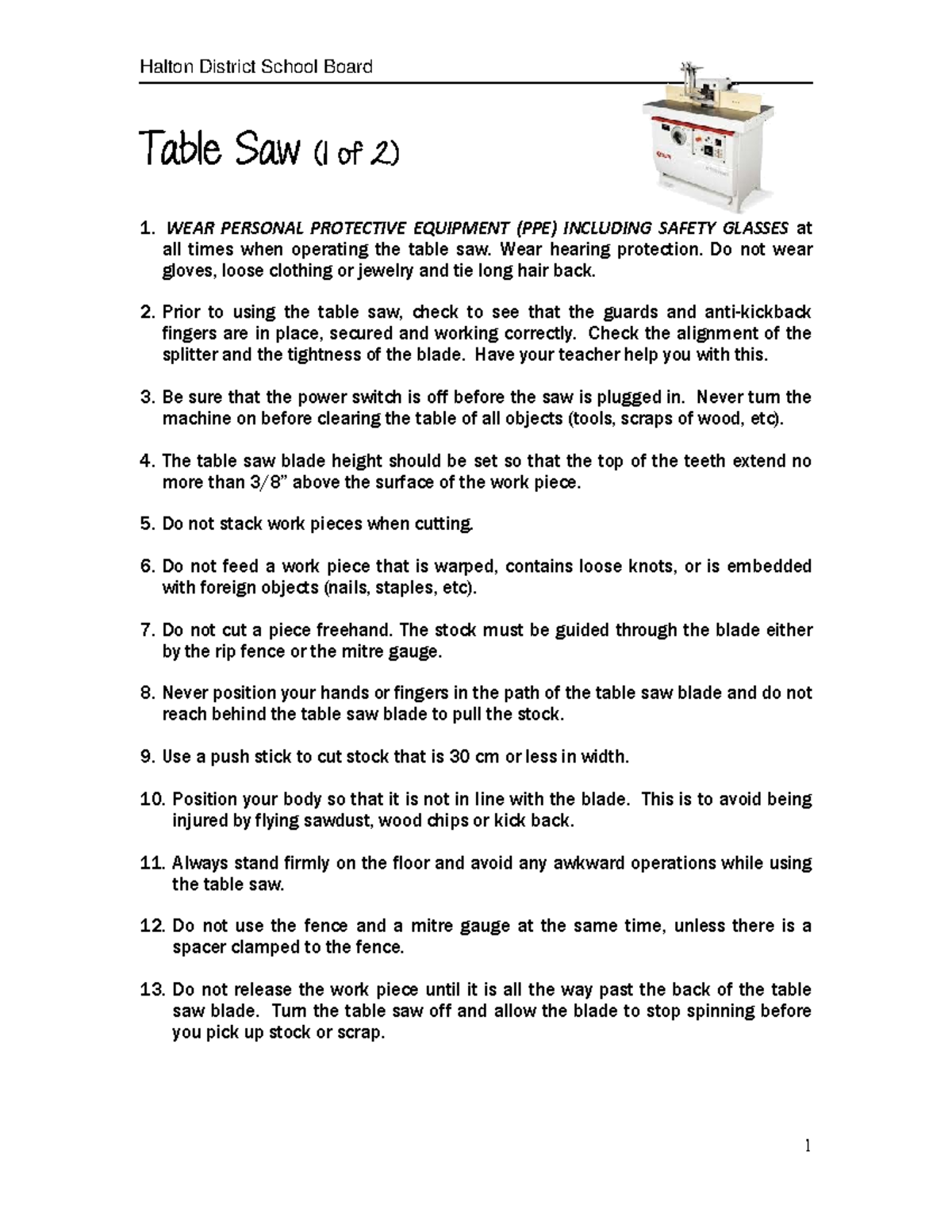 Table Saw Safety Rules Studocu table-saw-safety-rules-studocu