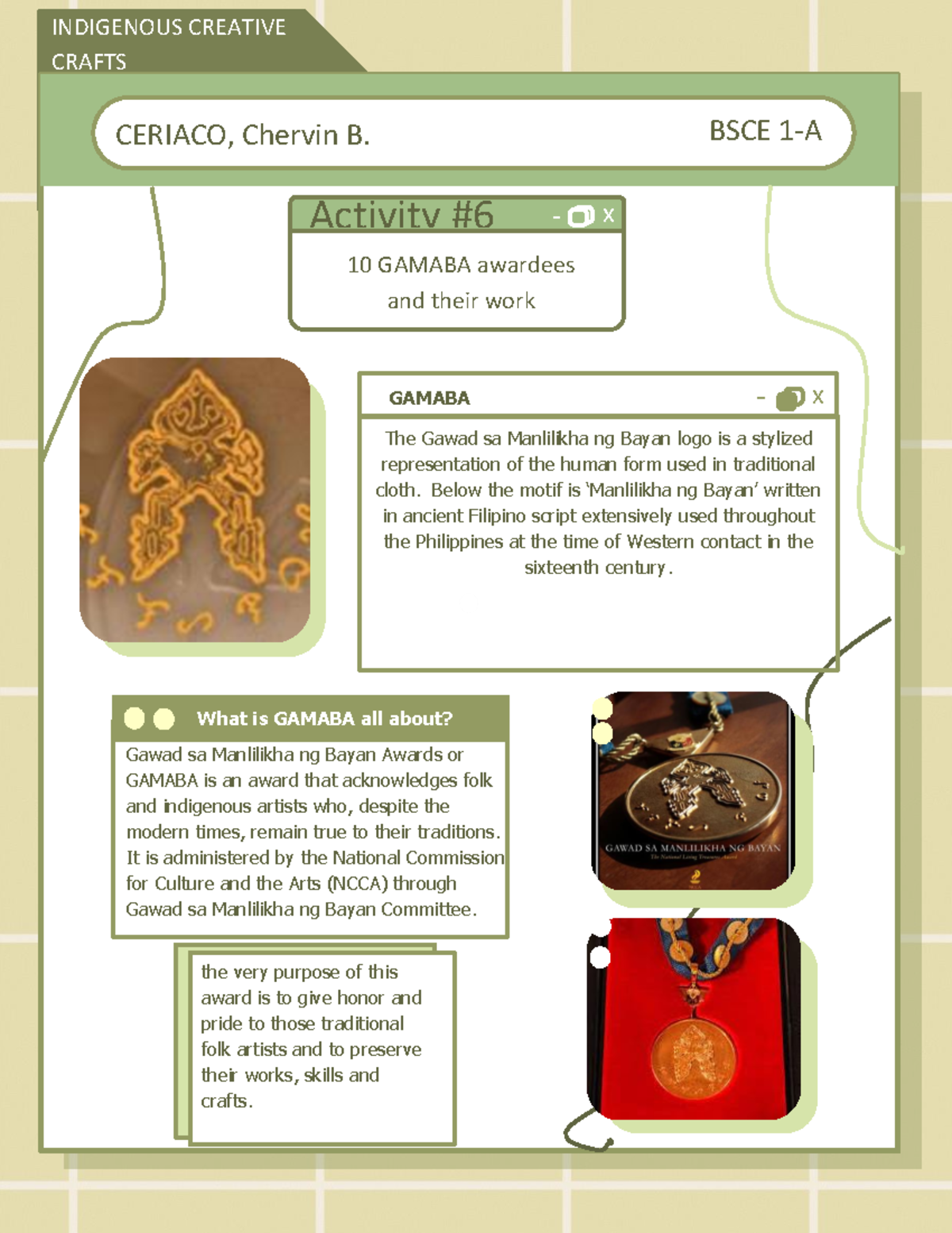 Ceriaco Chervin B ICC Activity 1 BSCE 1-A - CERIACO, Chervin B. BSCE 1 ...