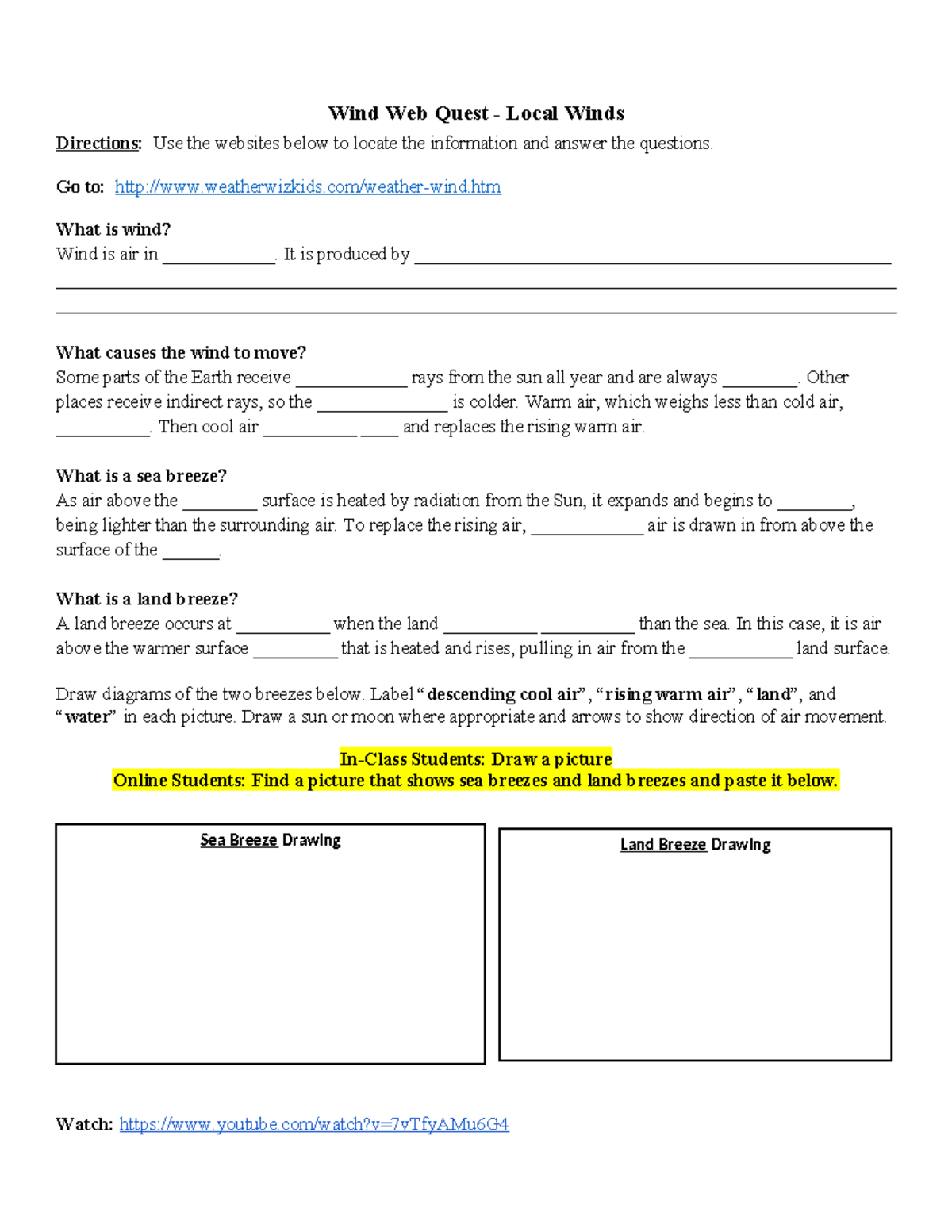 Steve cat - Wind Web Quest - Local Winds - Wind Web Quest - Local Winds ...