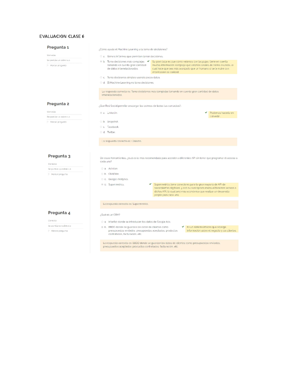 Evaluacion clase 6 MSP - Microsoft project - EVALUACION CLASE - Studocu