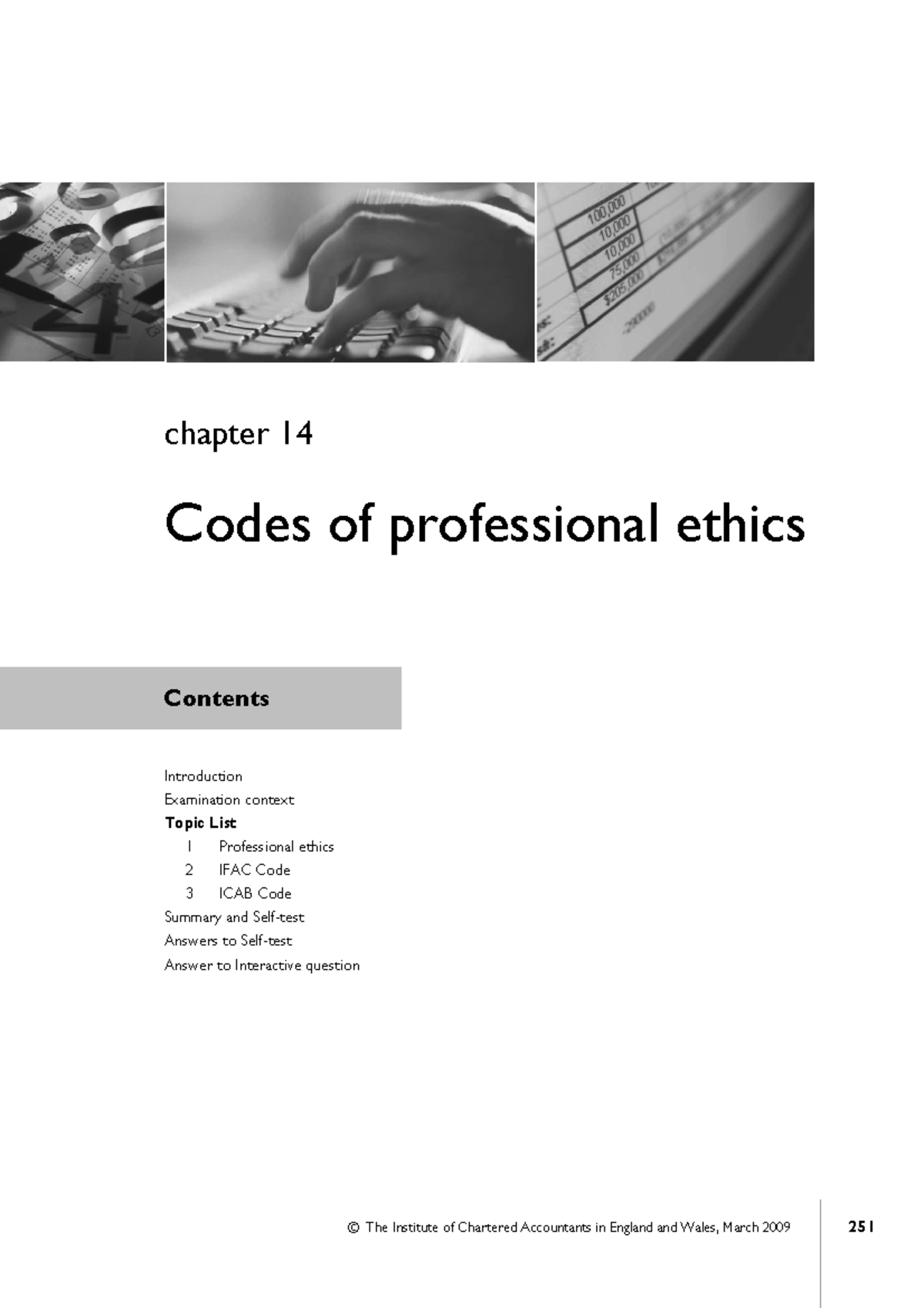 1. Code of Professional Ethics - Audit and Assurance - Introduction ...