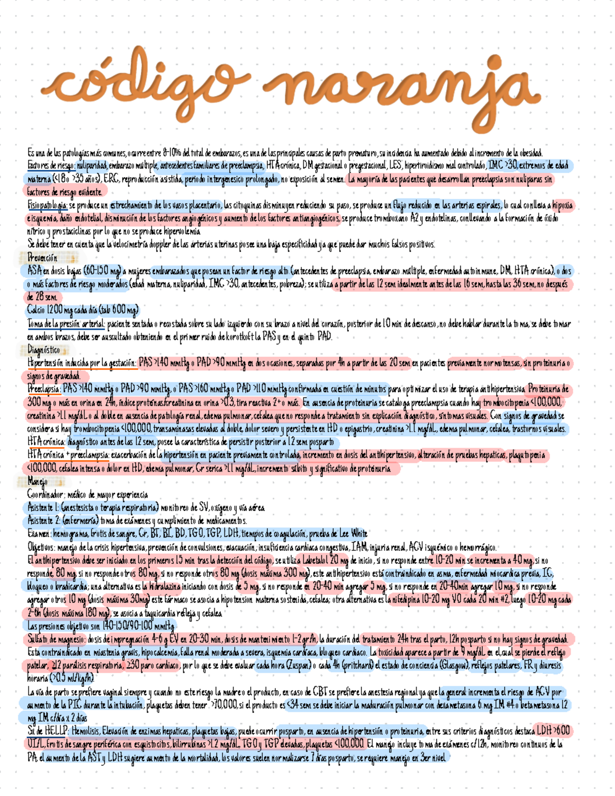 Código naranja - Es una de las patologías más comunes, ocurre entre 8 ...