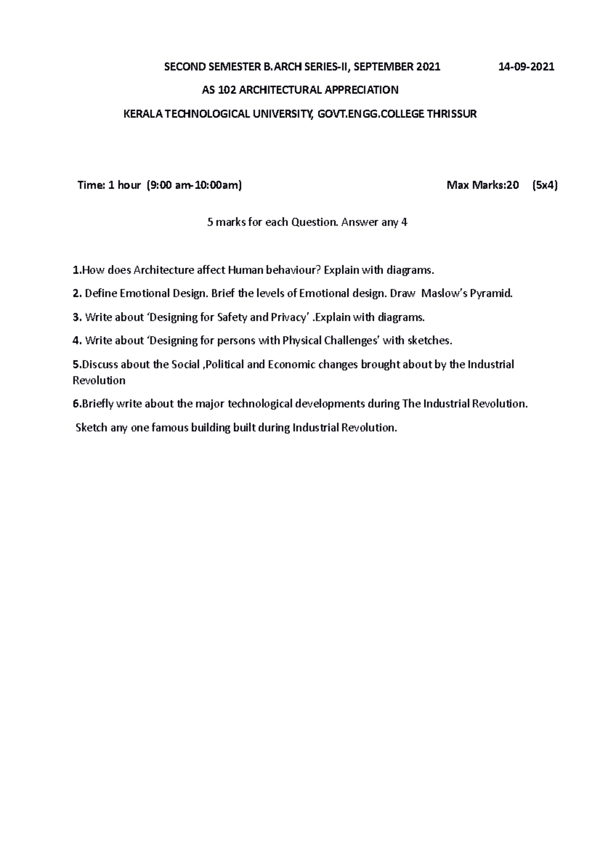 AA series II qp - rerw - SECOND SEMESTER B SERIES-II, SEPTEMBER 2021 14 ...