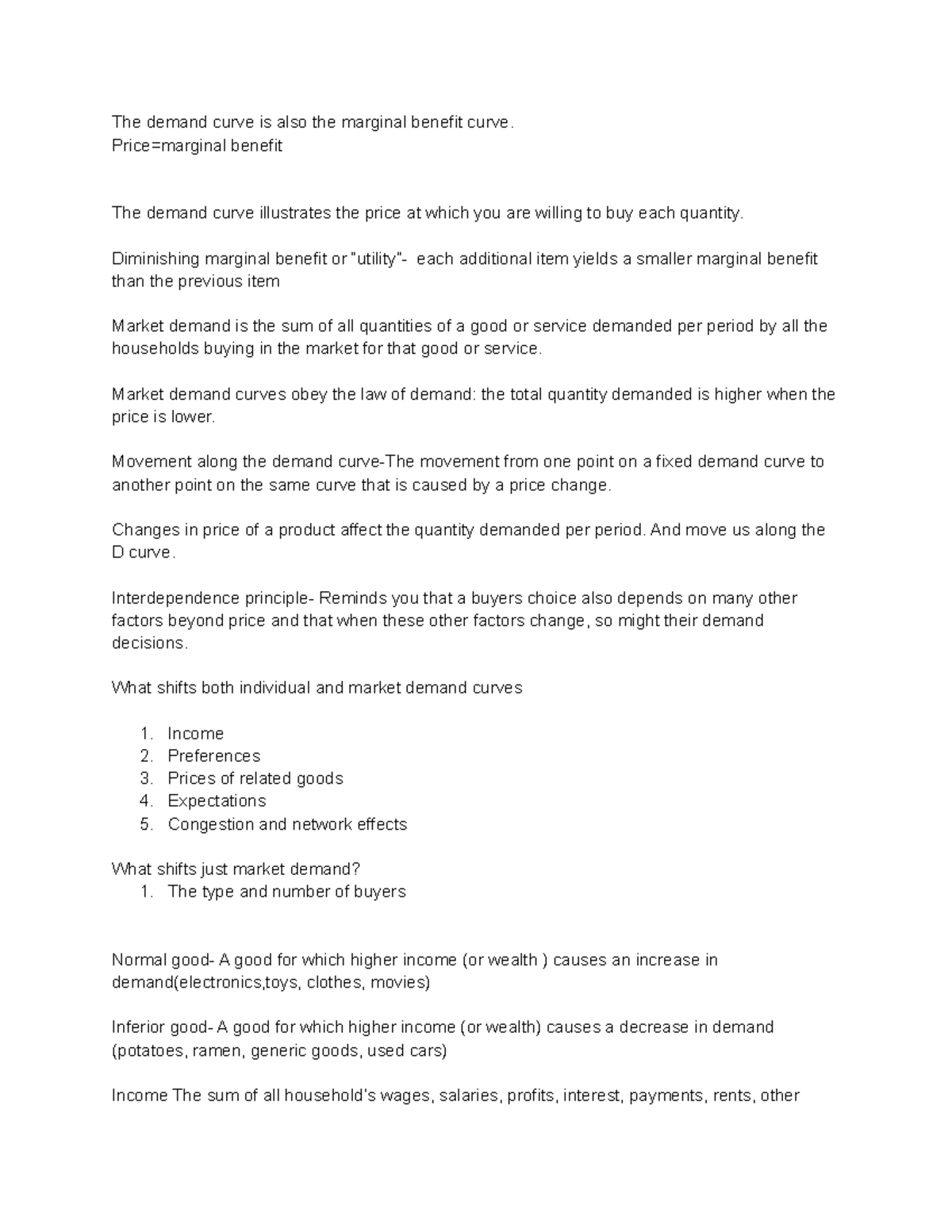 Econ 2005 9 1 2022 - These are the notes from the second lecture on the ...