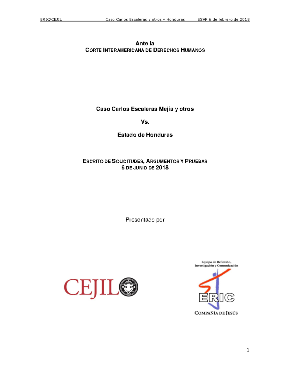 Carlos escaleras , contexto historico - Ante la CORTE INTERAMERICANA DE ...