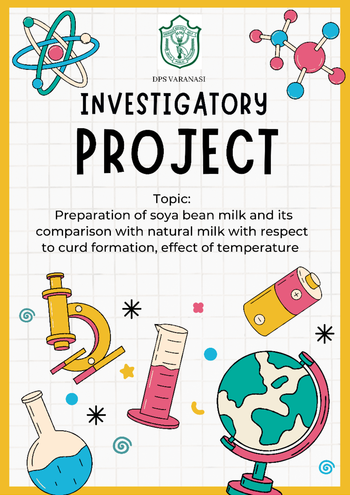 chemistry board project - physics chem maths - Studocu