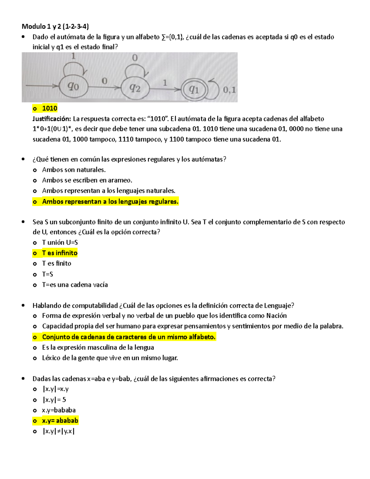 Preguntero Parcial 2021 1a Algoritmos Y Estructura De Datos I Modulo 1 Y 2 1 2 3 4 Dado El