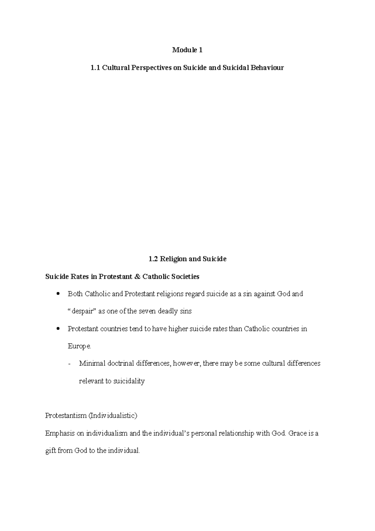 Wk 3 Lecture - Shame and guilt - Module 1 1 Cultural Perspectives on ...