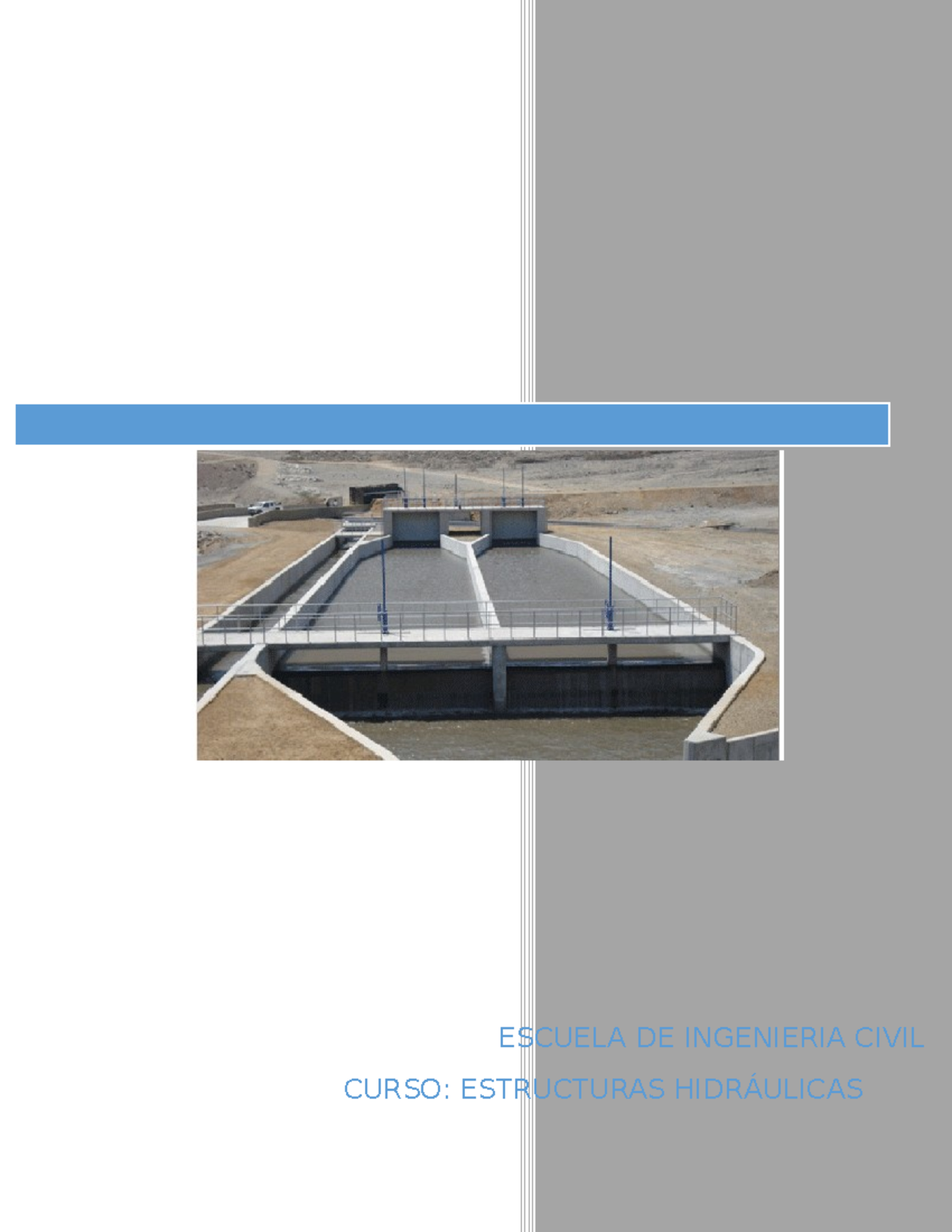 Desarenador - Diseño - Apuntes FEWFWE - SANCHEZ ESCUELA DE INGENIERIA ...