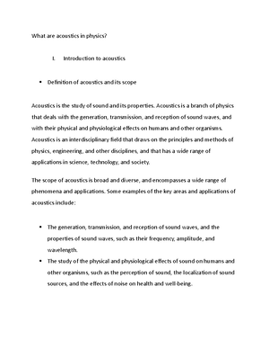Optic Physics Notes - What are optic physics? I. Introduction to optics ...