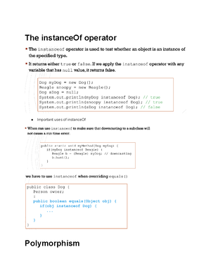 Lecture 12 - course work for cosc 3100 marquette - Java’s ArrayList class But why Integer, - Studocu