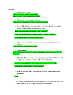 Bio 210 Test 1 Layout - BIO 210 SAMPLE EXAM 1 (CHAPTERS 1-3) (answer ...