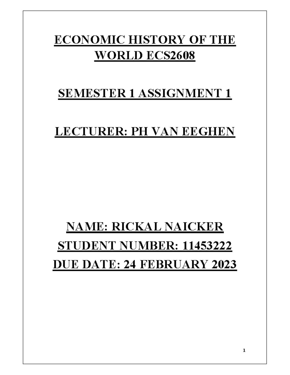 Economic history of the world 11453222 - ECONOMIC HISTORY OF THE WORLD ...