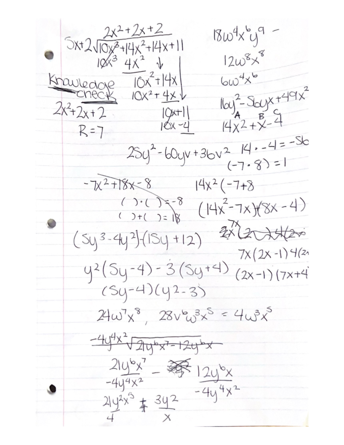Unit 1: Polynomials - MATH1020 - Studocu
