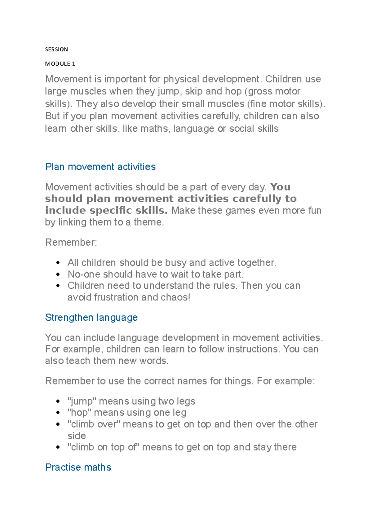 ECTL6111 The different ways in which grade R learners learn. - SESSION ...
