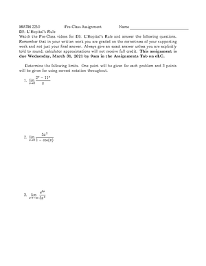 31 Fundamental Thm Part 1 Key - Fundamental Theorem of Calculus - Part ...