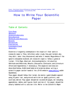 Scientificwriting - FORMATO DE PAPERS - Guidelines for Writing a ...