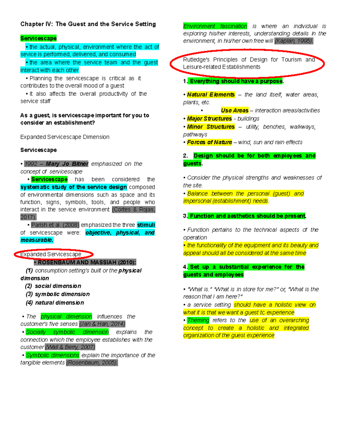 QSM - Chapter IV - The Guest and the Service Setting - Chapter IV: The Guest and the Service ...