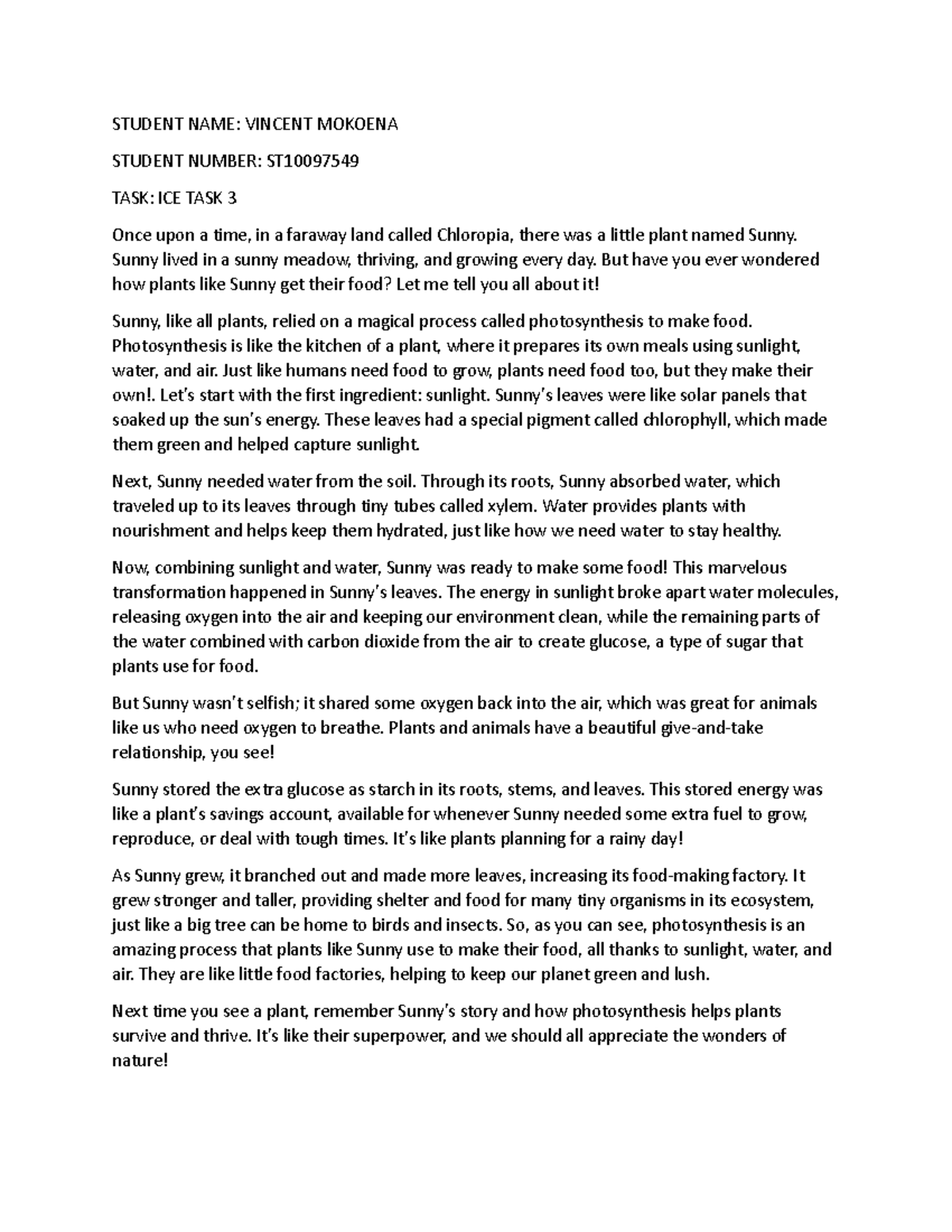 TNST6312 ICE TASK 3 - Assistive Tasks To Academic Assessment - STUDENT ...