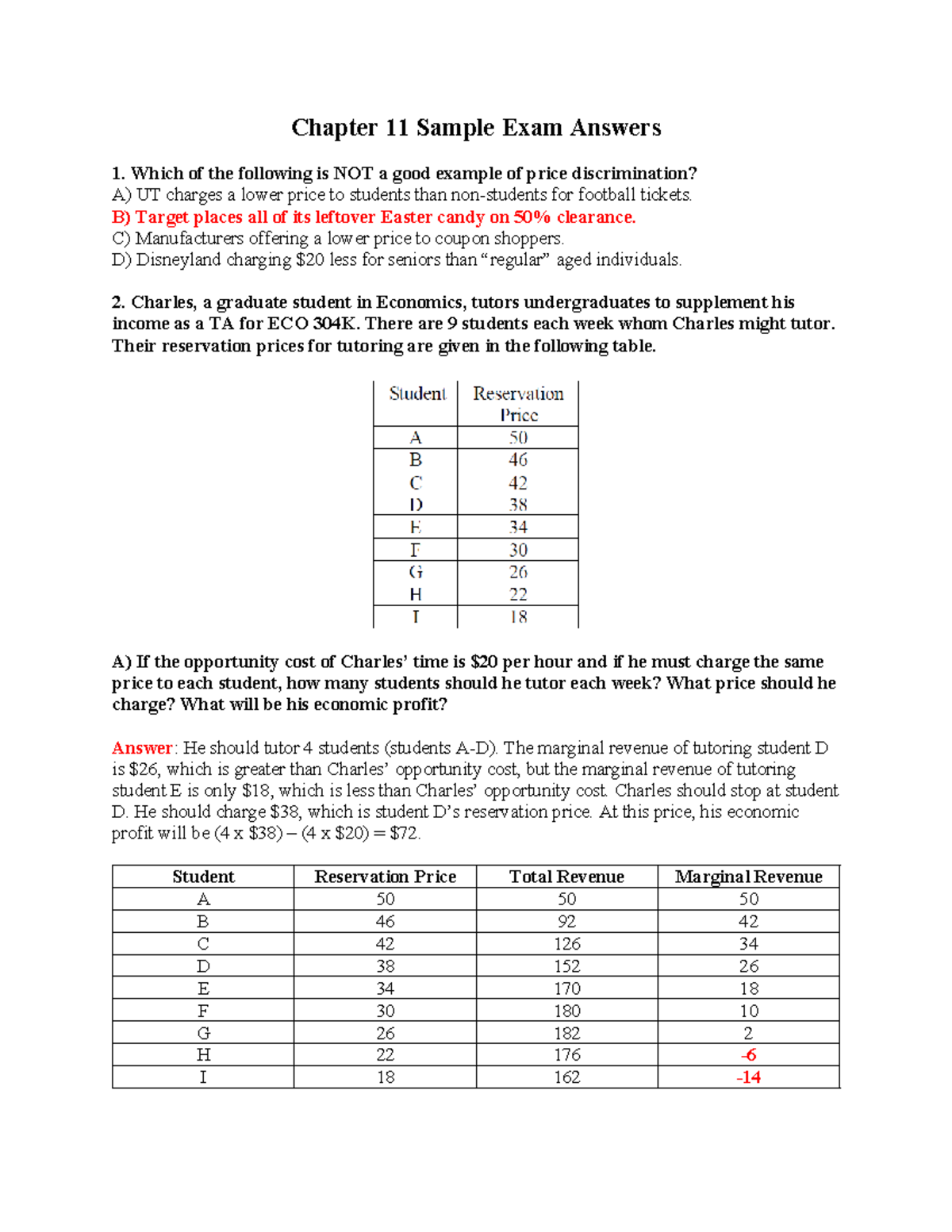 Chapter 11 Sample Exam Answers - Chapter 11 Sample Exam Answers Which of the following is NOT a ...