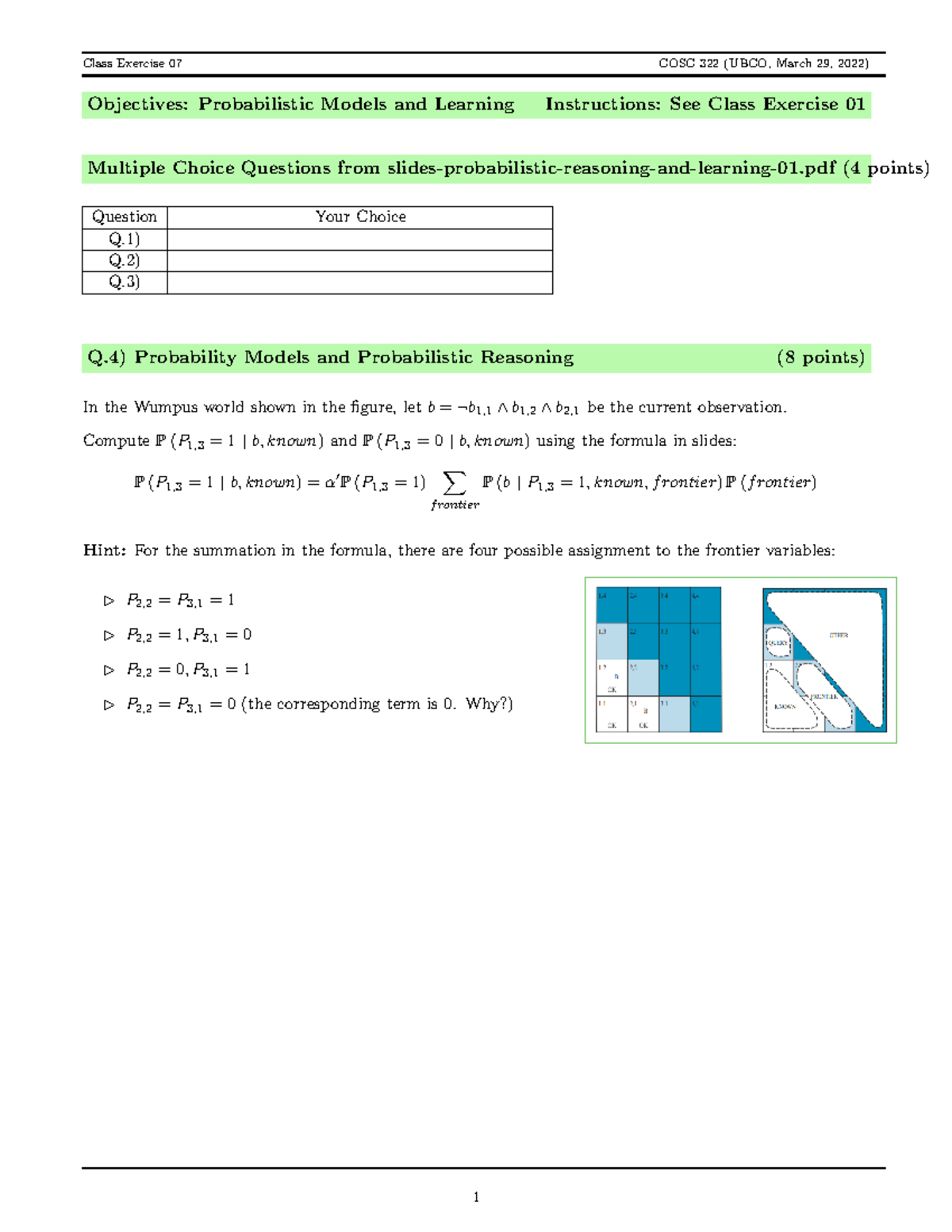 Class-exercise-07 - Class Exercise - Class Exercise 07 COSC 322 (UBCO, March 29, 2022 ...