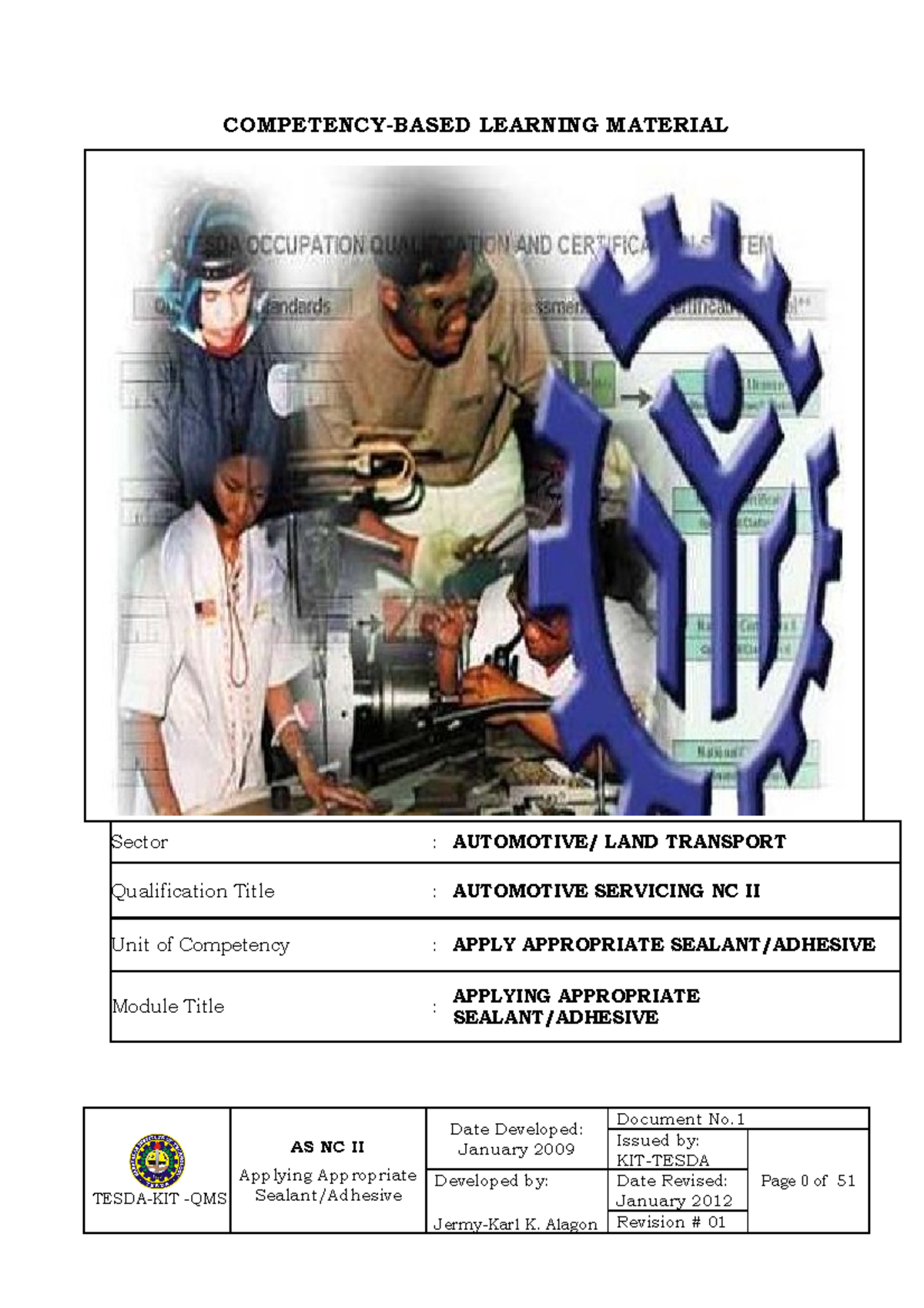 Ilide - AUTOMOTIVE - COMPETENCY-BASED LEARNING MATERIAL Sector ...