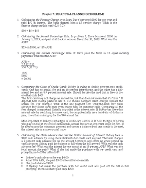Chapter 17 Numerical Examples - Chapter 17: Solved Numerical Problems ...