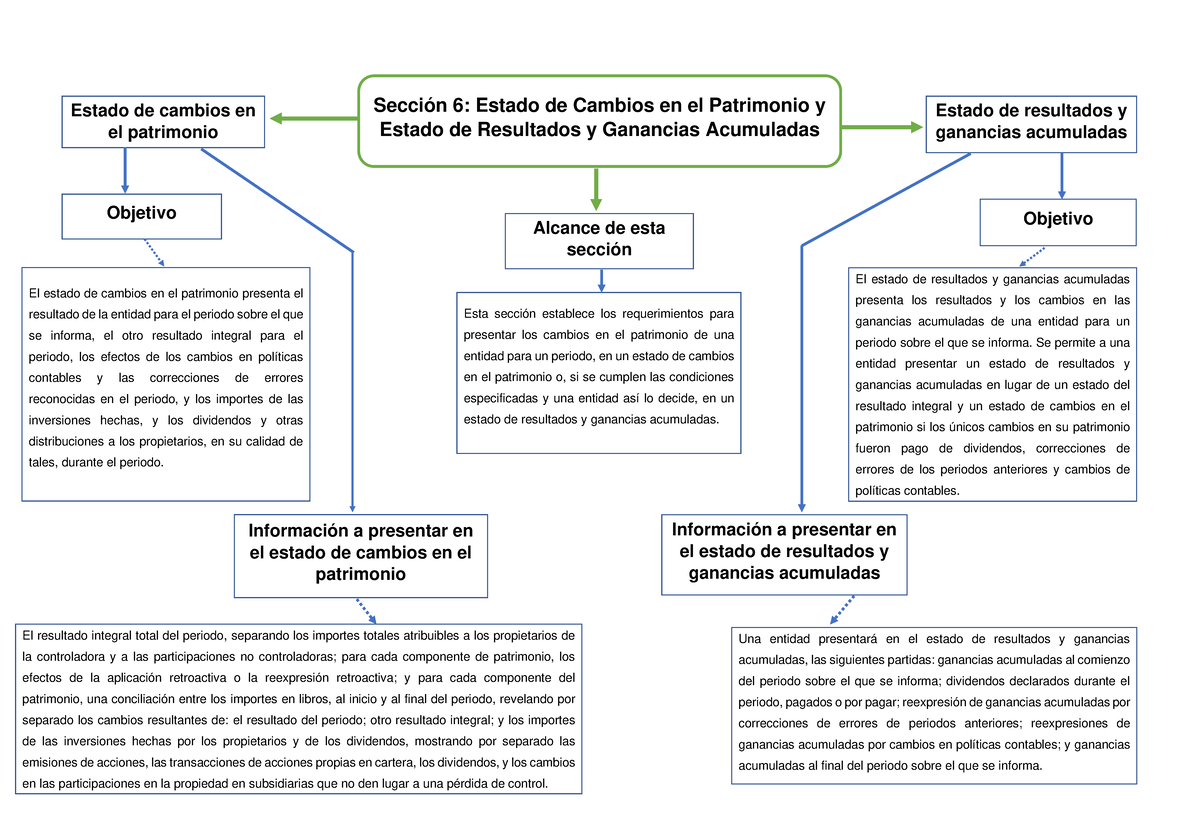 Seccion 6 NIIF Resumen Y MAPA - Sección 6 : Estado de Cambios en el ...