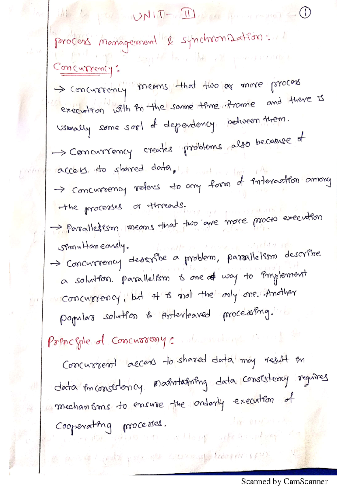 Os unit 3 - R18 B.Tech. Cse (Computer Networks) Iii & Iv Year Jntu Hyderabad - Studocu