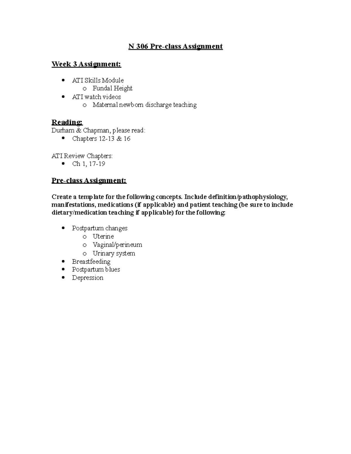 N306 week 3 PCA - hw assignment - N 306 Pre-class Assignment Week 3 ...