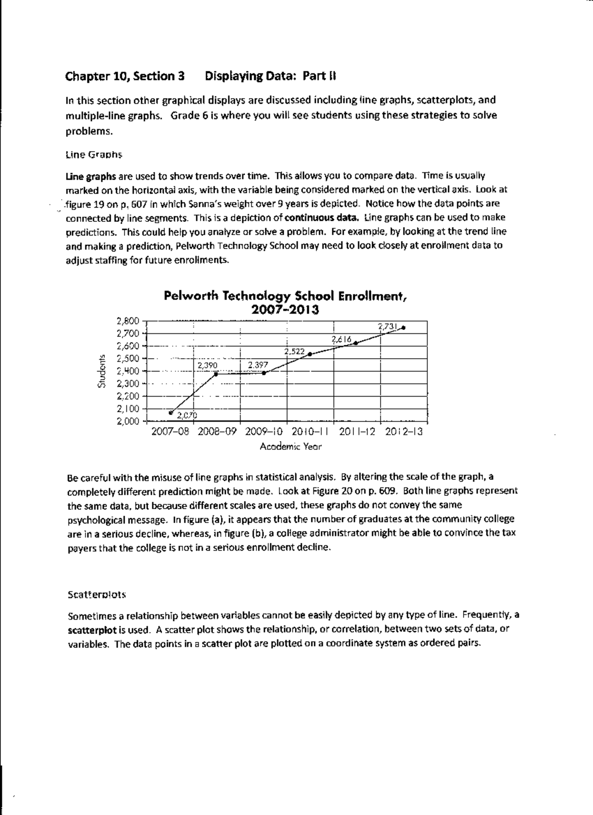 Chapter 10, Section 3 Class Notes - Chapter 10, Section 3 Displaying ...