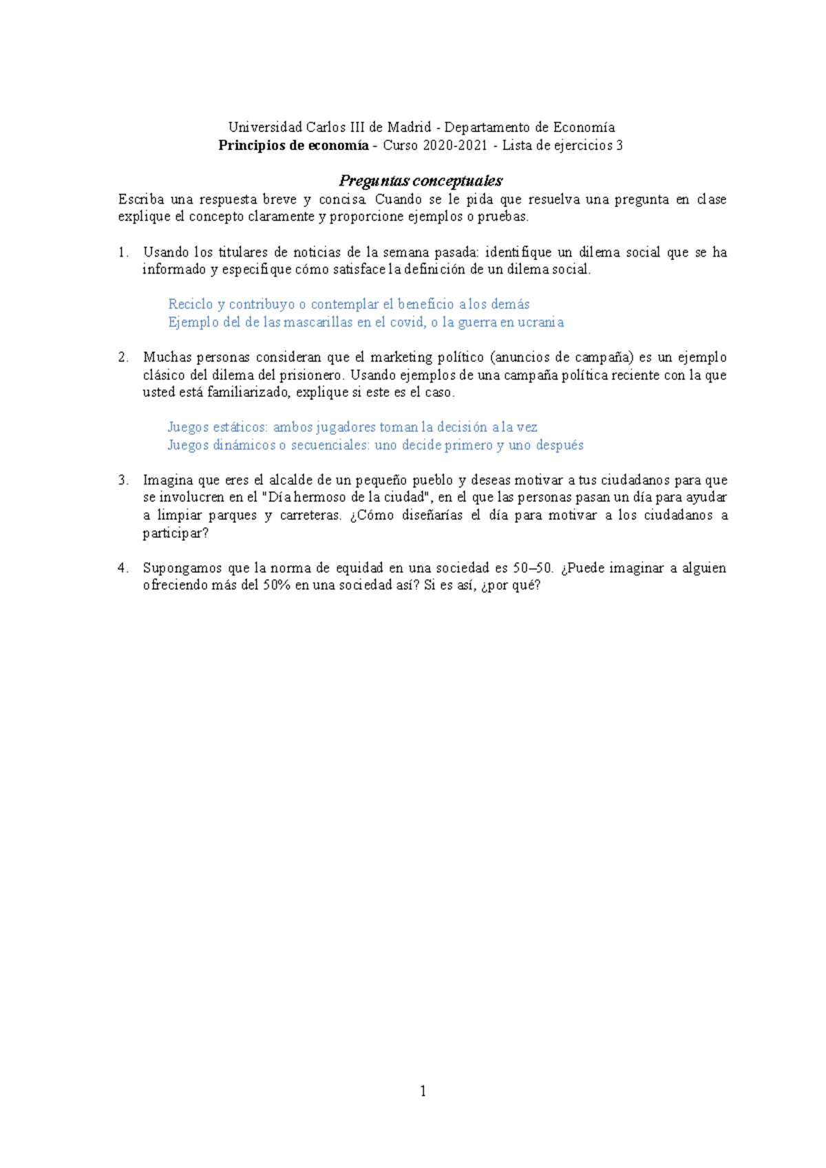 Principios Lista de ejercicios 3 20-21 Esp - Universidad Carlos III de Madrid - Departamento de ...