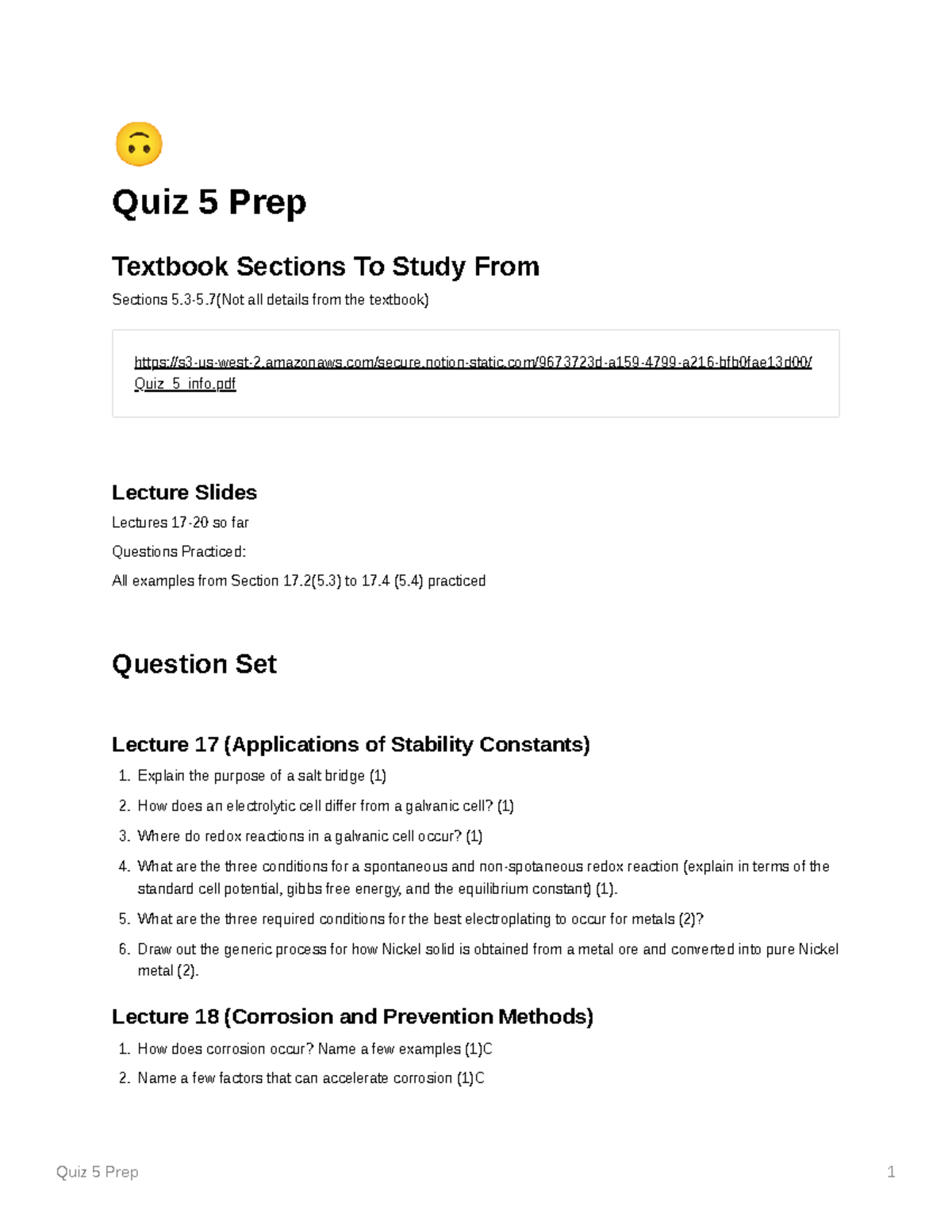 C73acfa3-a201-47c8-9481-a878e1ca238e Quiz 5 Prep - ¹ Quiz 5 Prep ...