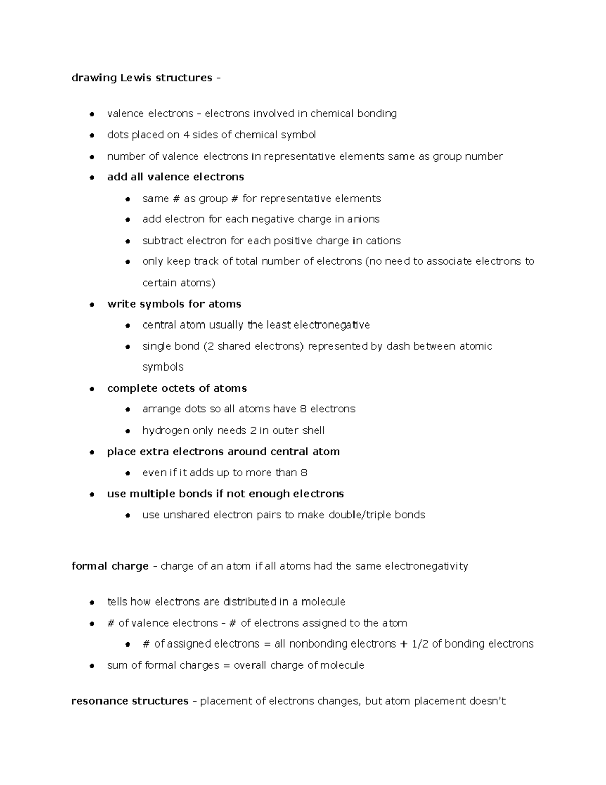 Unit 2 Lewis diagrams - drawing Lewis structures - valence electrons ...