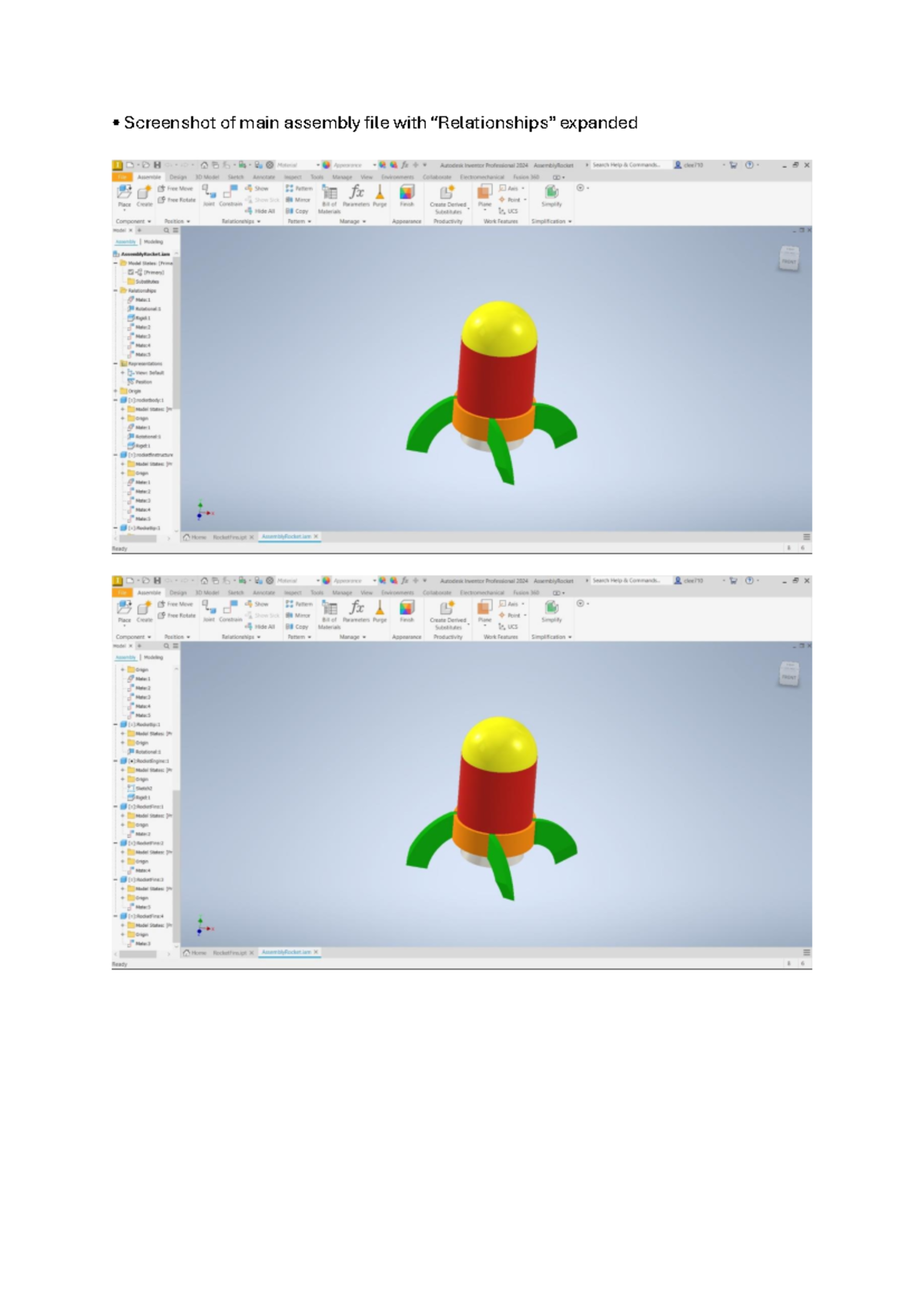 Chin Yi Lee's Screenshot CAD Model - Screenshot of main assembly file ...